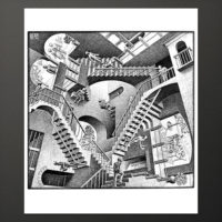 “Puddle” large poster – M.C. Escher – The Official Website