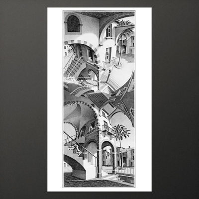 “Puddle” large poster – M.C. Escher – The Official Website