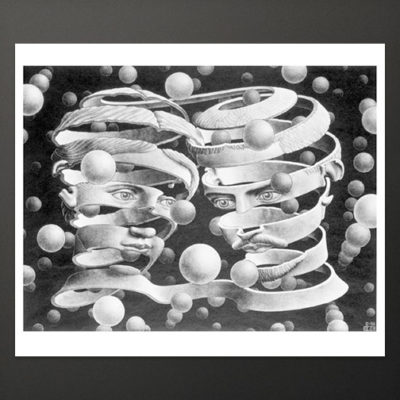 “Metamorphosis l” large poster – M.C. Escher – The Official Website