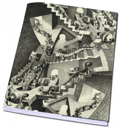 Notebook / Cahier A5 sized House of Stairs – M.C. Escher – The Official ...
